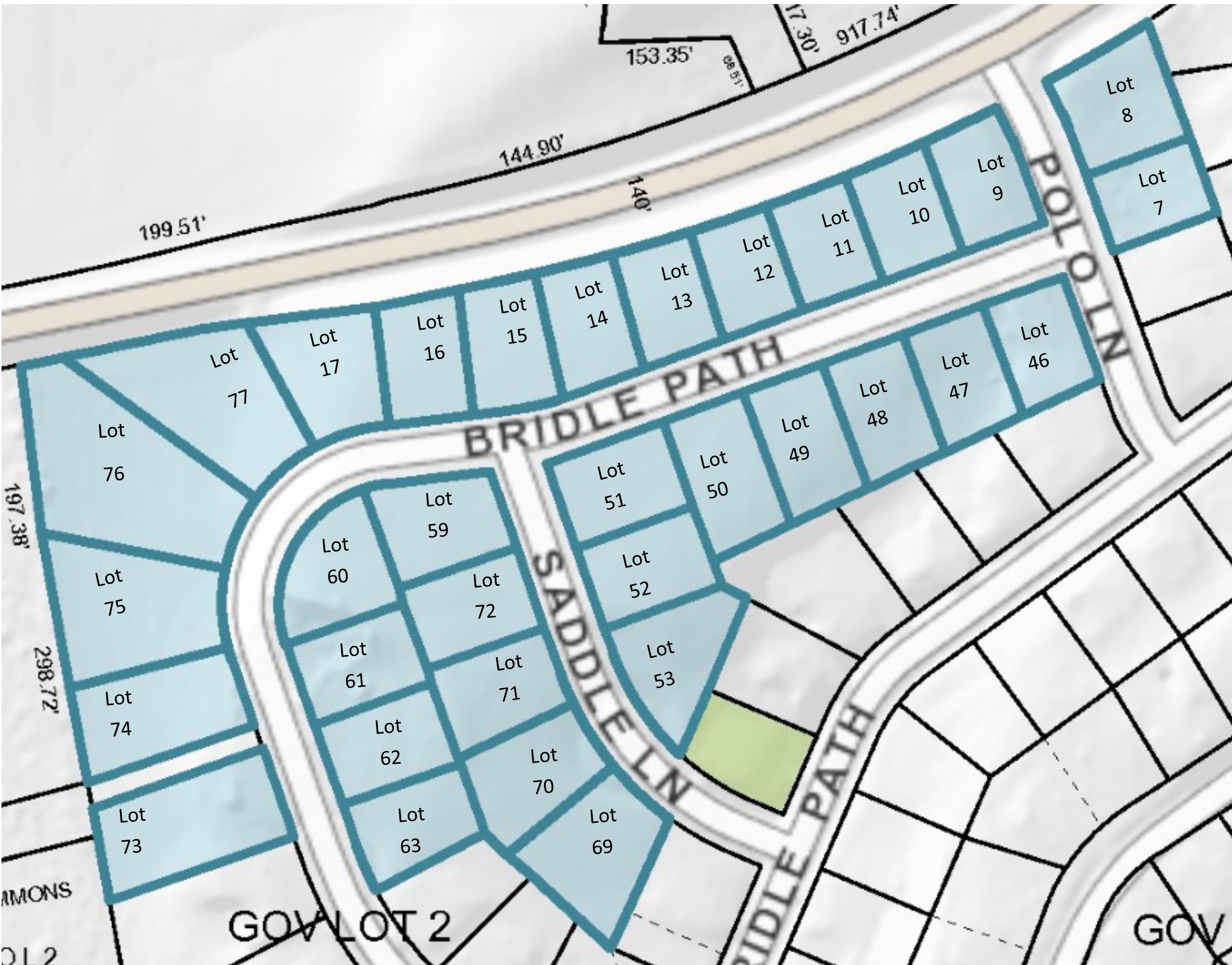 Road Numbers Map